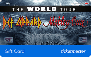 Give the Gift of Live - Ticketmaster e-Gift Cards